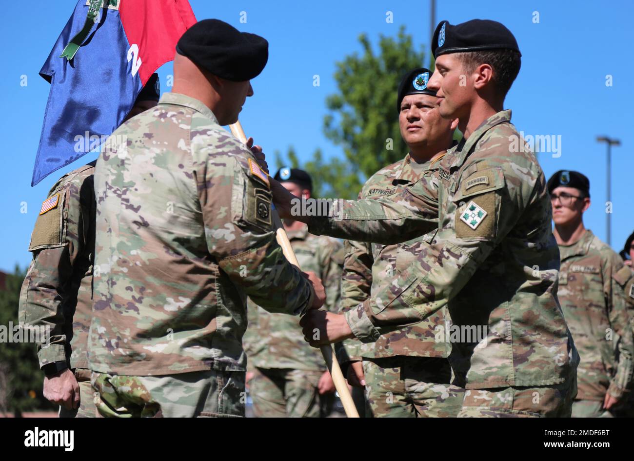 From right to left, Capt. Gregory Bremser, outgoing commander of ...