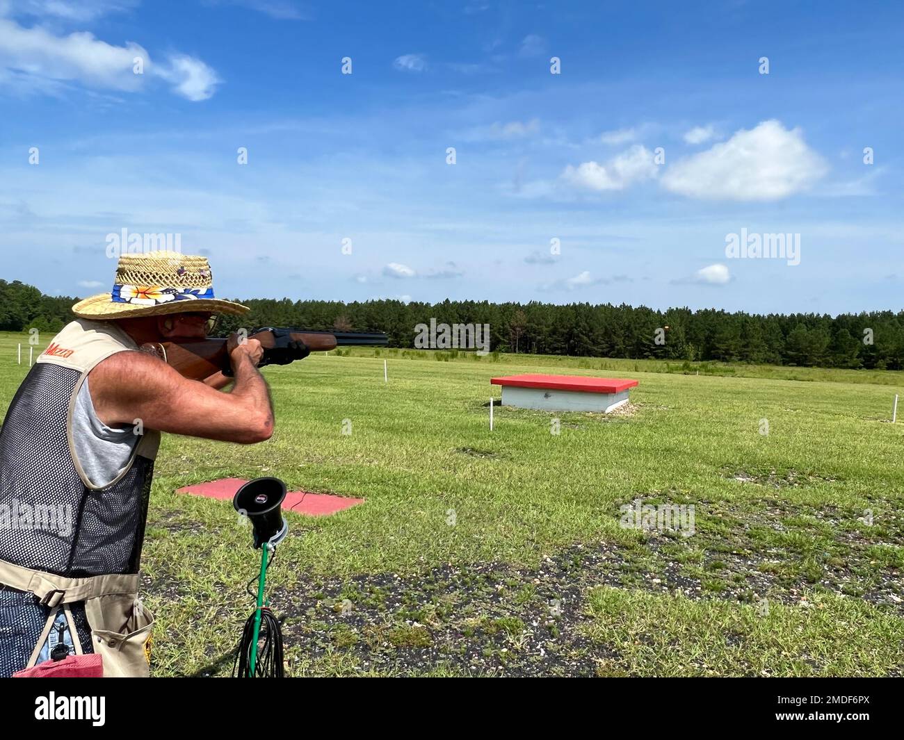 Al Mazza, one of the regular customers at the Clay Target Center ...