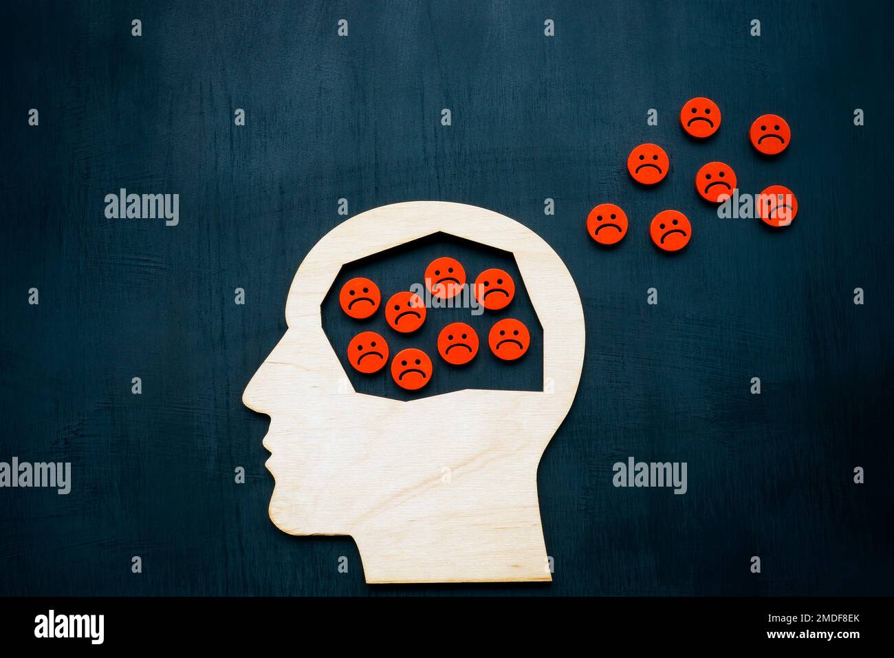 Sadness and depression and brain hi-res stock photography and images ...