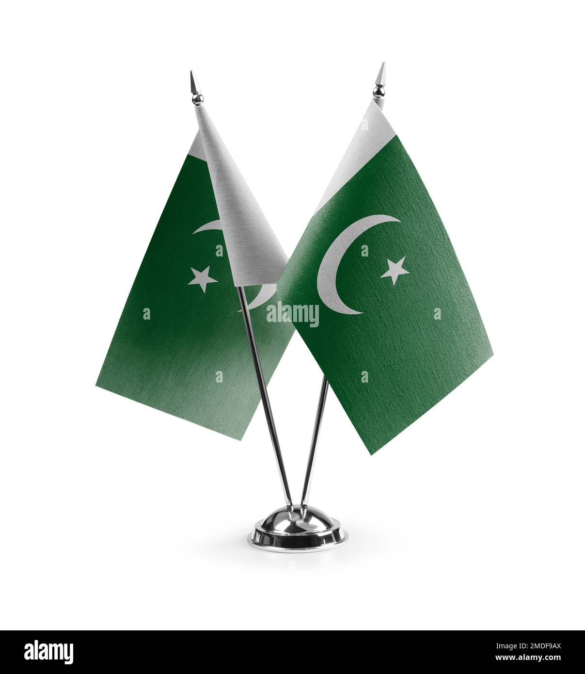 Small national flags of the Pakistan on a white background Stock Photo ...