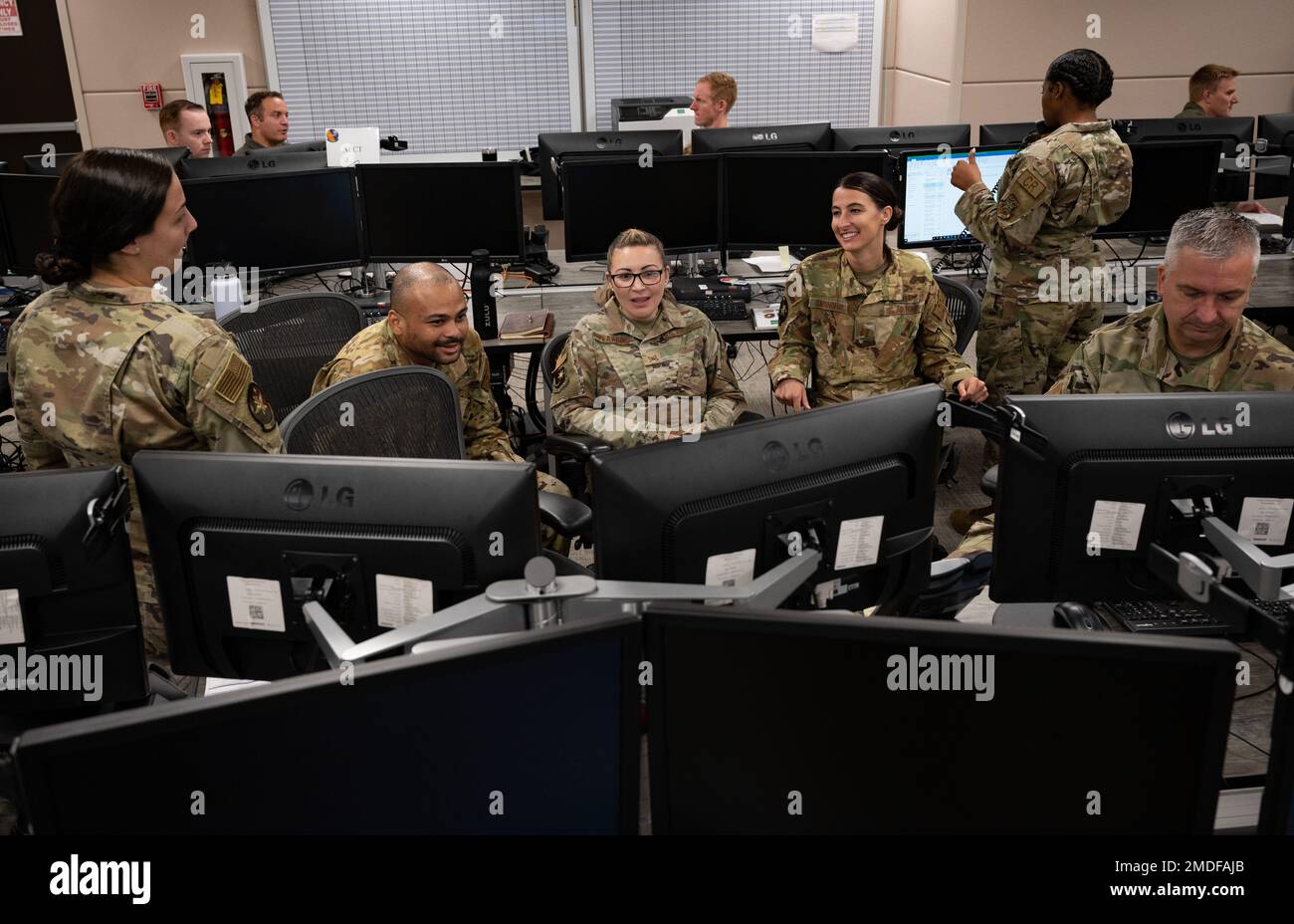 Airmen with the 621st and 514th Air Mobility Operations Squadron ...