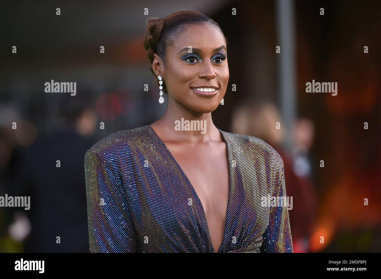 Issa Rae arrives at the Academy Museum of Motion Pictures Gala on ...