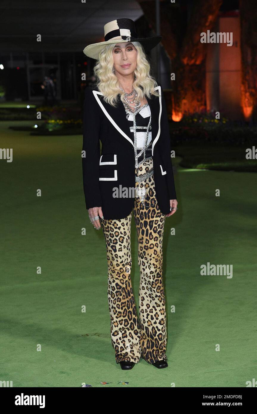 Cher arrives at the Academy Museum of Motion Pictures Gala on Saturday ...