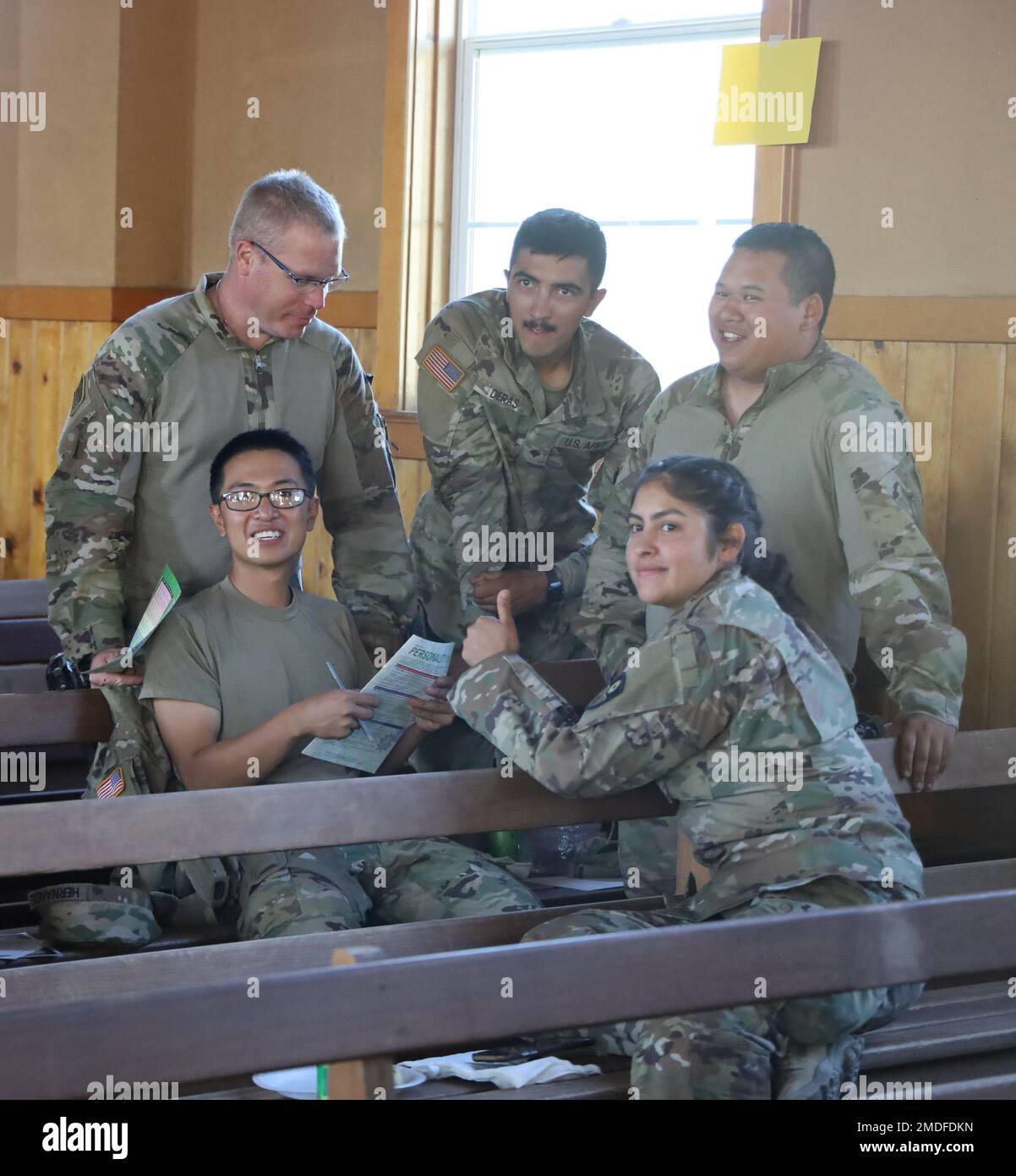 Soldiers of the 870th Military Police Company participate in a Strong ...