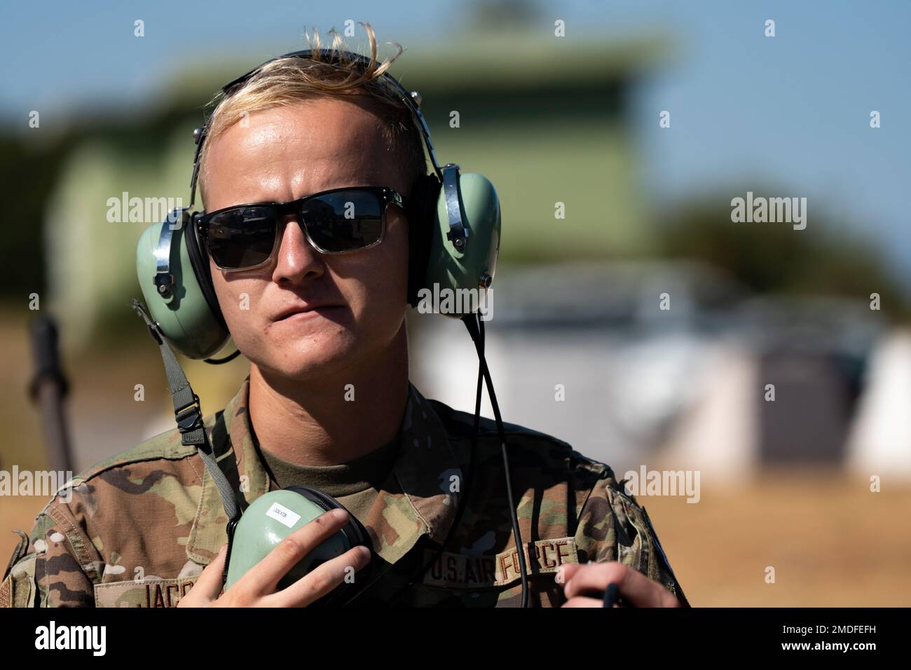 U.S. Air Force Airman 1st Class Aaron Jacobs, an F-35A crew chief ...