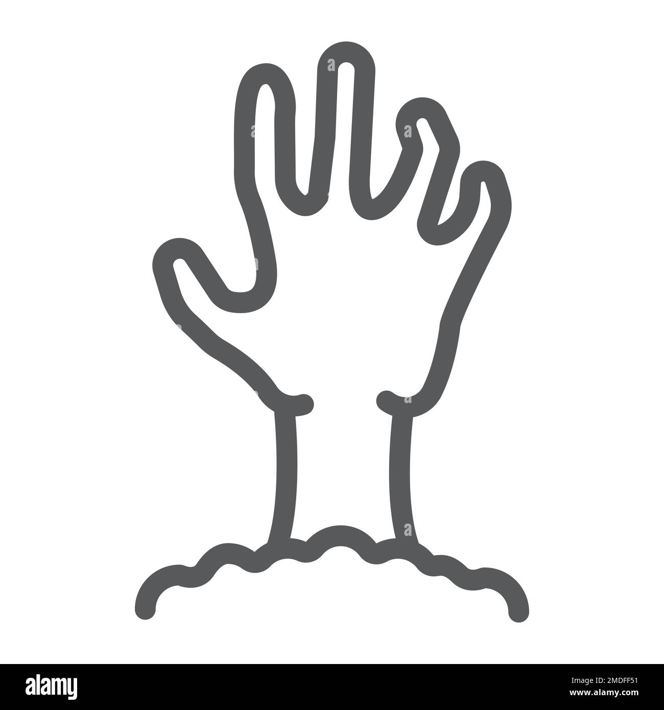 Right Hand Outline Template