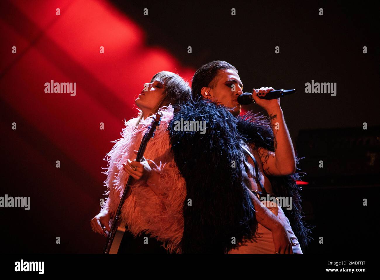 Maneskin performs at the Global Citizen Live concert in Paris Saturday ...