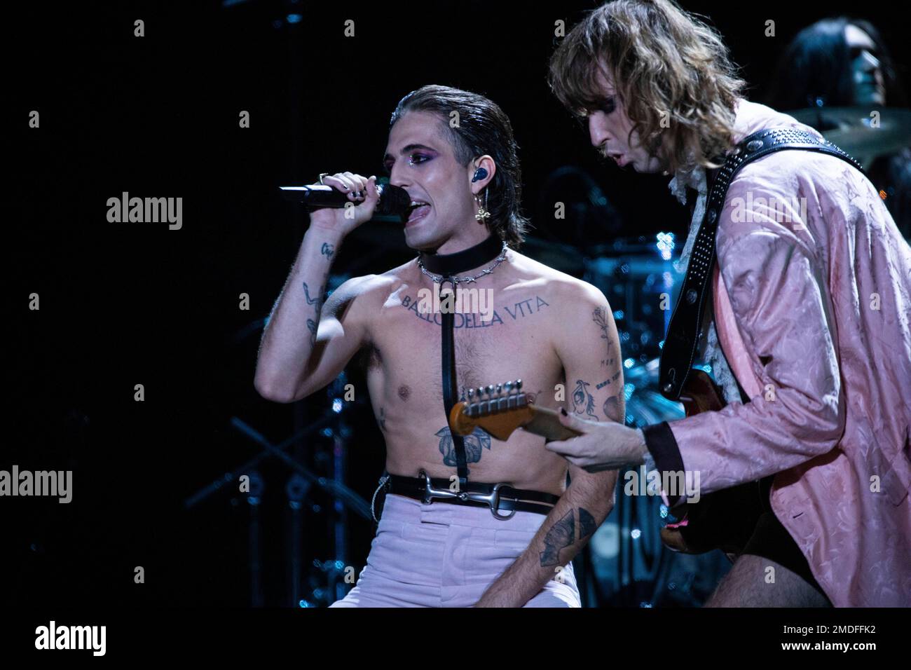 Maneskin performs at the Global Citizen Live concert in Paris Saturday ...