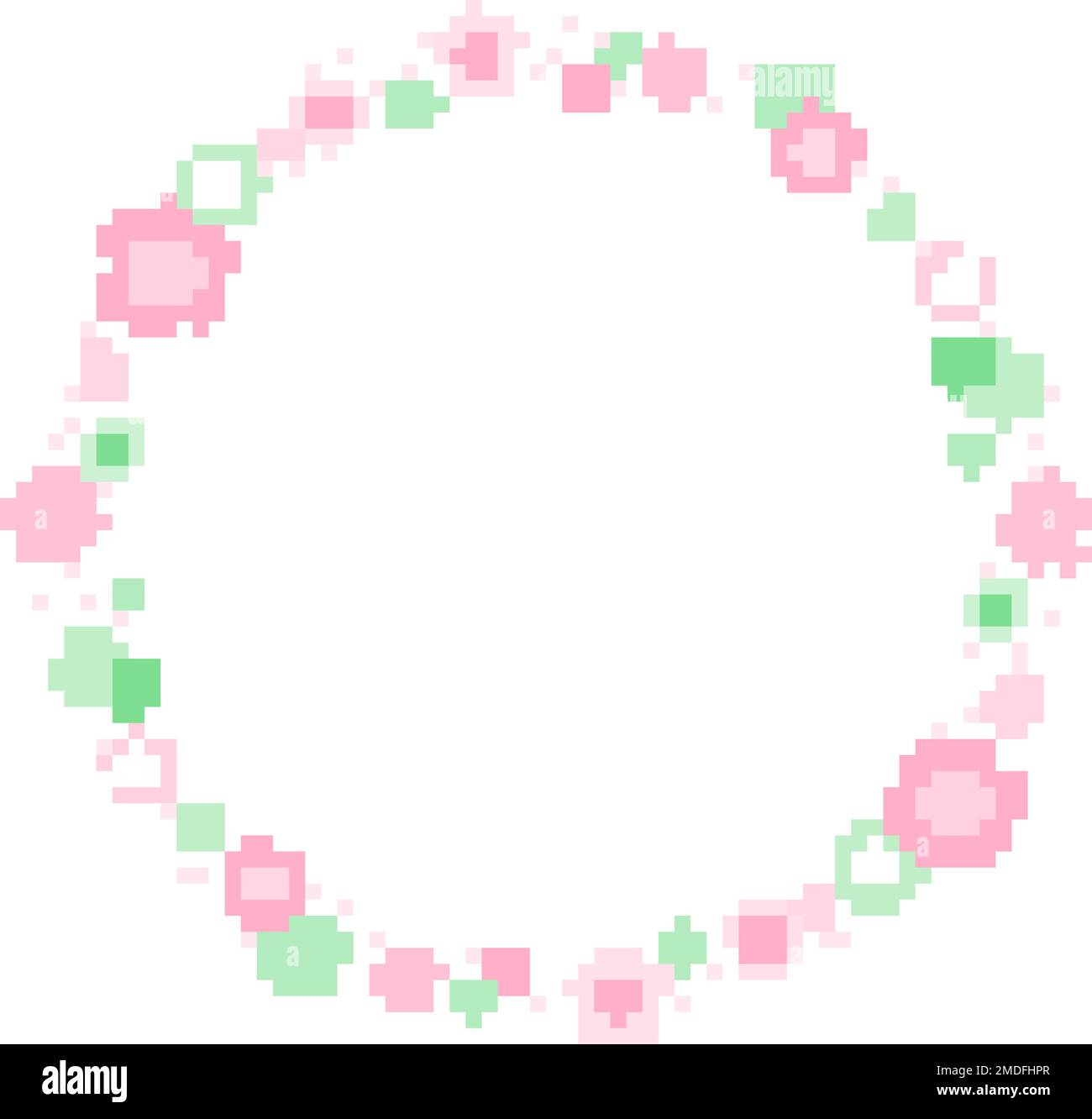 small Flowers frame. Vector illustration that is easy to edit Stock ...