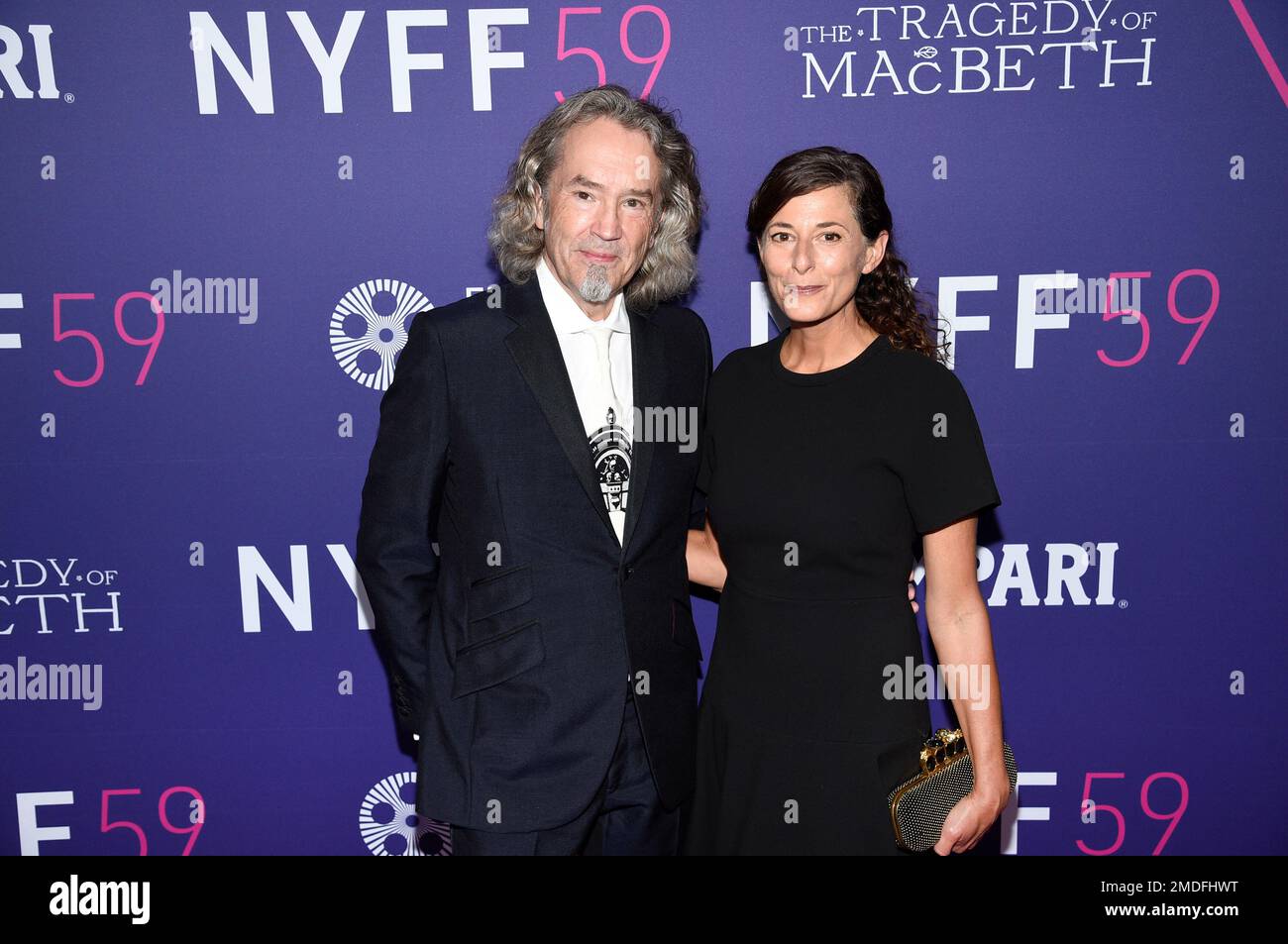 Composer Carter Burwell, left, and wife Christine Sciulli attend the ...