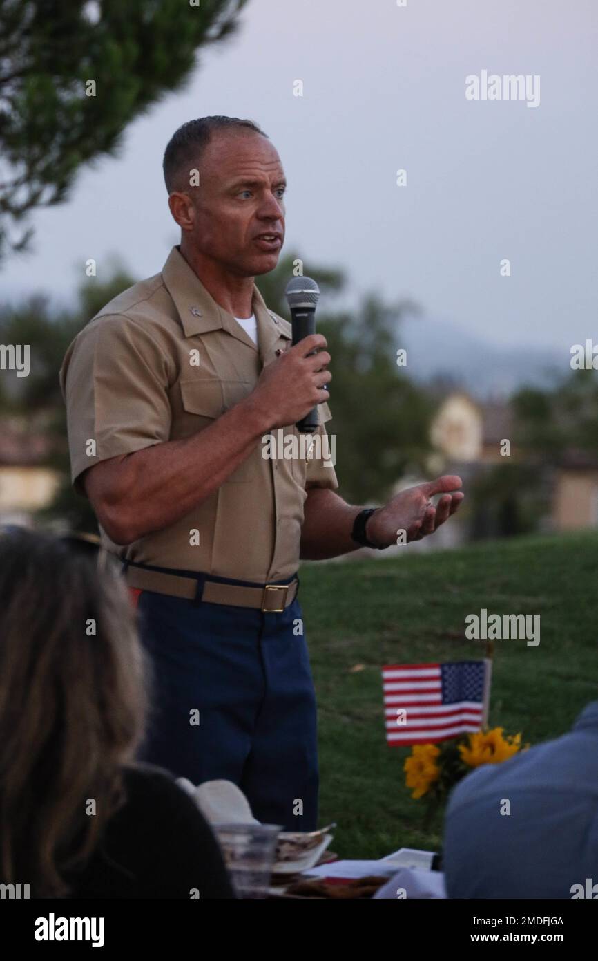 U.S. Marine Corps Col. Daniel M. Whitley, the commanding officer for ...