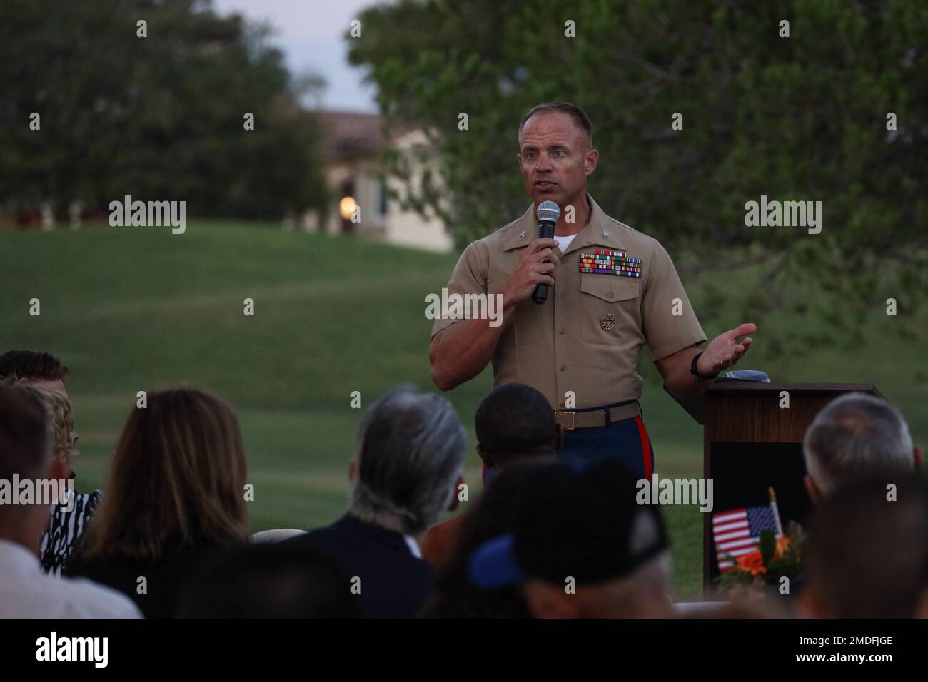 U.S. Marine Corps Col. Daniel M. Whitley, the commanding officer for ...