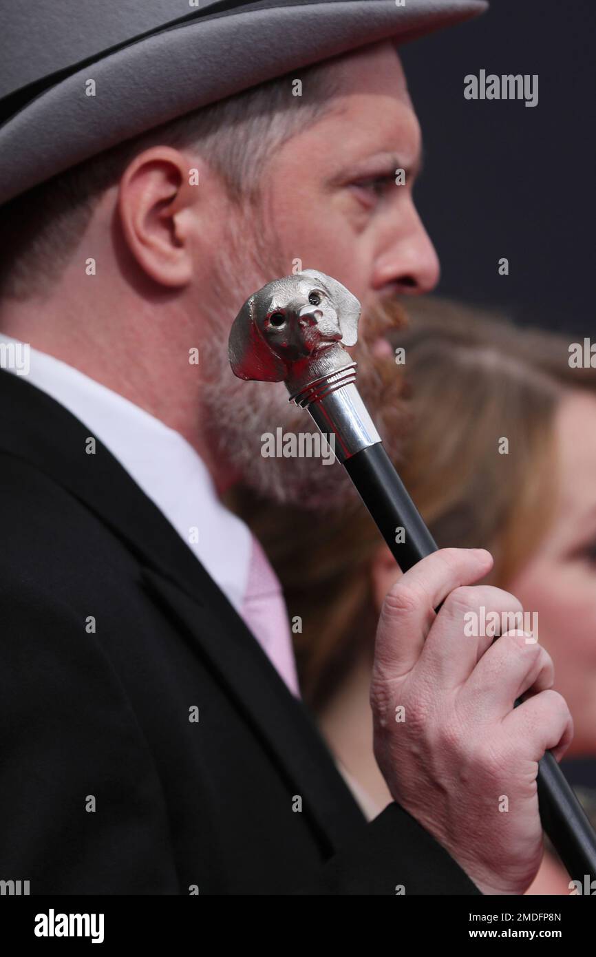 Brendan Hunt arrives at the 73rd Emmy Awards at the JW Marriott on ...