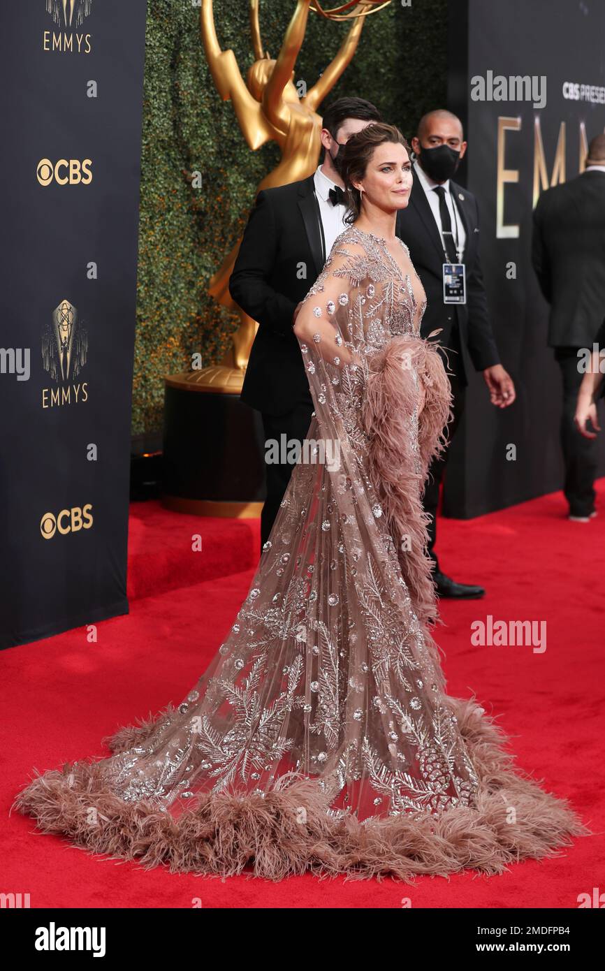 Keri Russell arrives at the 73rd Emmy Awards at the JW Marriott on ...