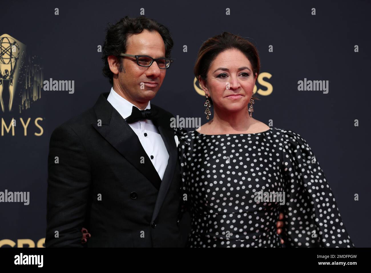Dan Cogan and Liz Garbus arrives at the 73rd Emmy Awards at the JW ...
