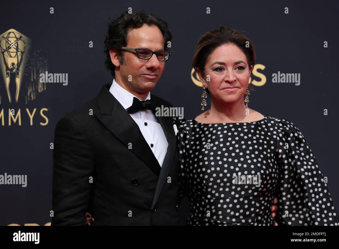 Dan Cogan and Liz Garbus arrives at the 73rd Emmy Awards at the JW ...