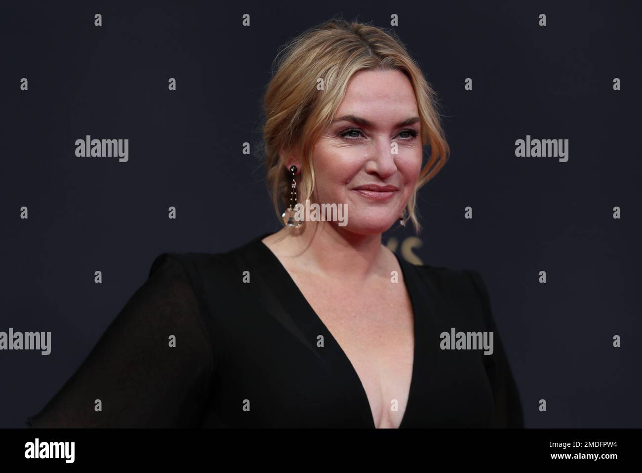 Kate Winslet arrives at the 73rd Emmy Awards at the JW Marriott on ...