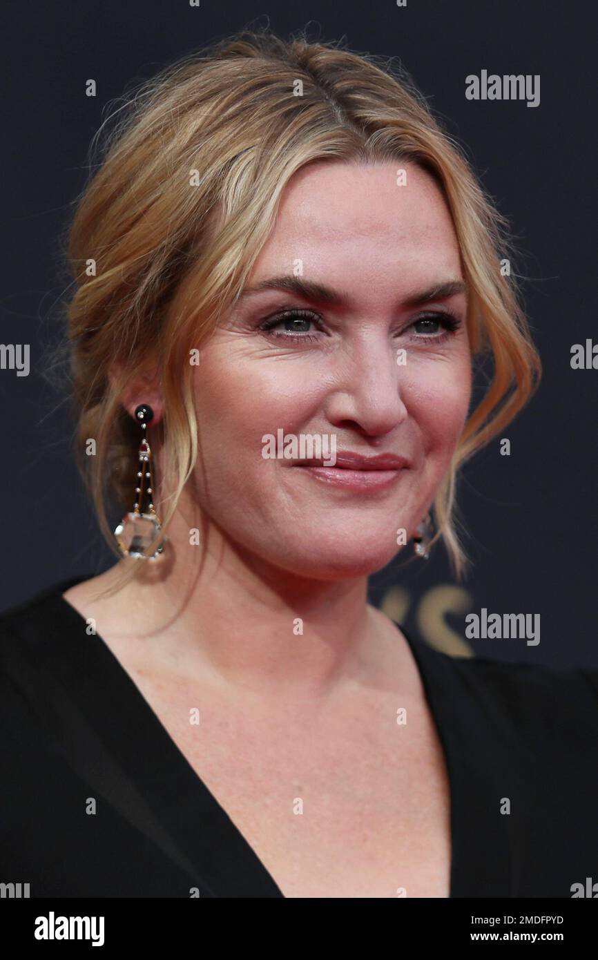 Kate Winslet arrives at the 73rd Emmy Awards at the JW Marriott on ...
