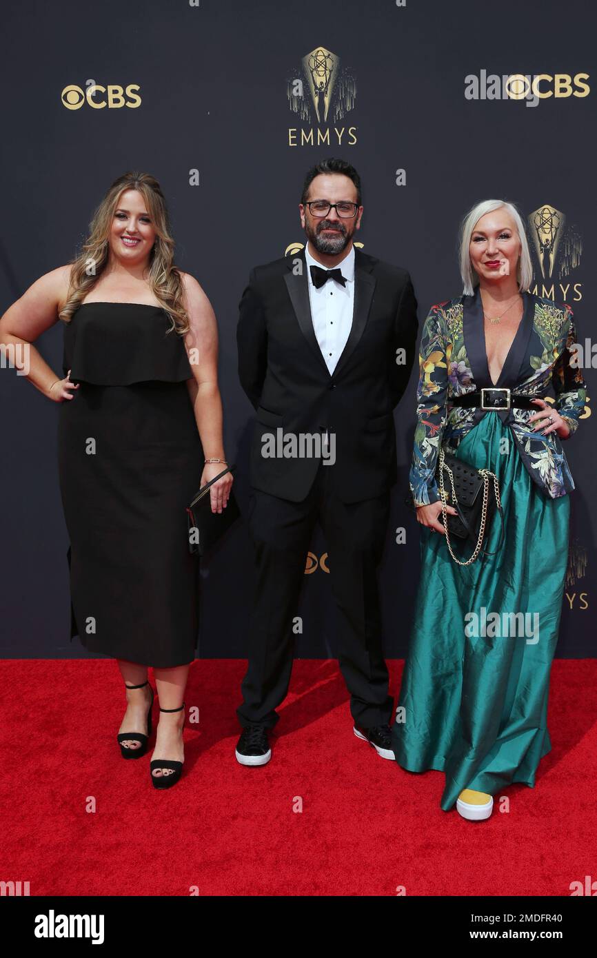 Cat M. Sullivan, from left, Patrick Doody and Shea Spencer arrives at ...