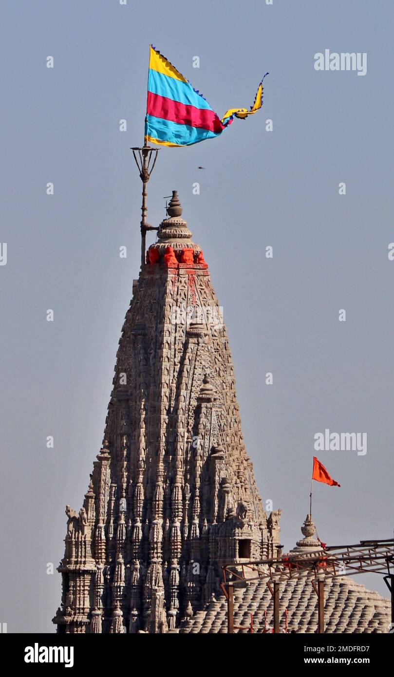 Shree Dwarkadhish Temple/Gujarat/India Stock Photo - Alamy