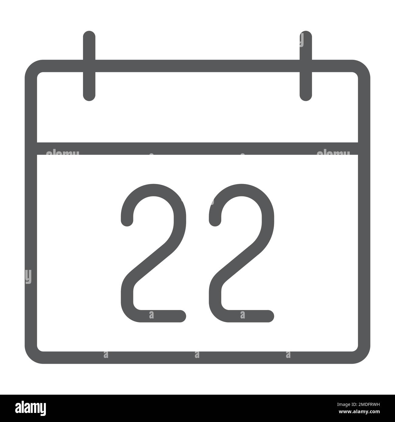 Thanksgiving calendar line icon, holiday and november, day sign, vector ...