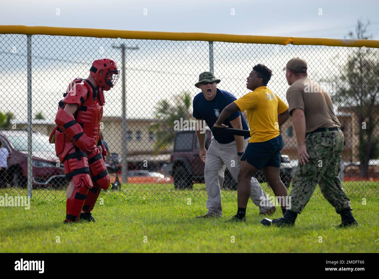 NAVAL BASE GUAM, Guam – Sailors assigned to the submarine tender USS ...