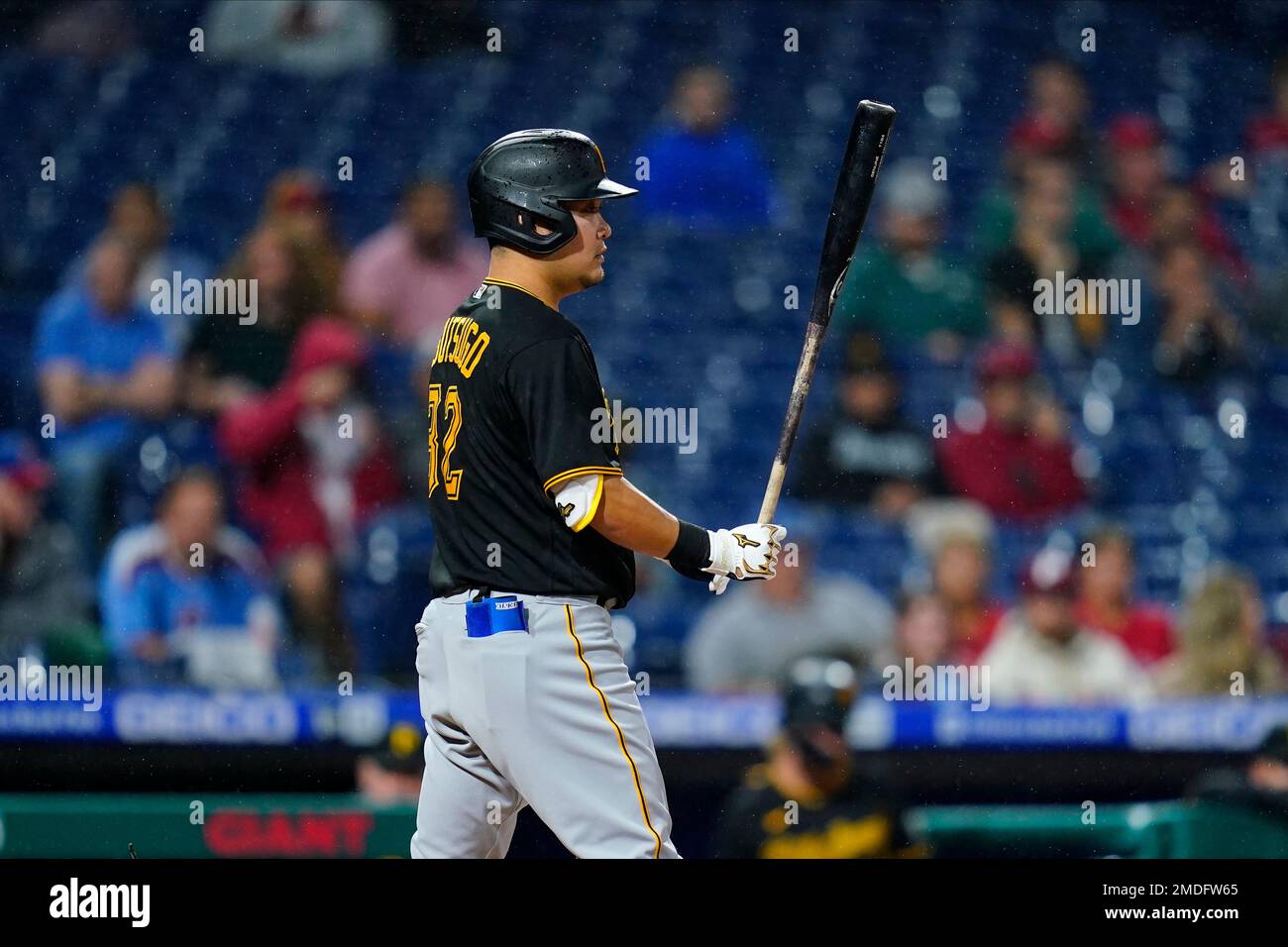 Pittsburgh Pirates' Yoshi Tsutsugo plays during a baseball game against ...