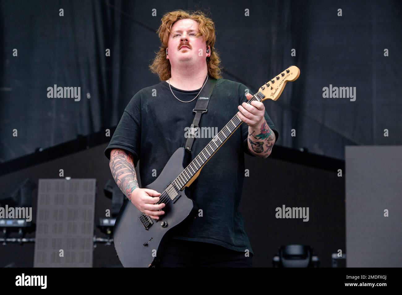Cody Quistad of Wage War performs at Louder Than Life Festival 2021 at ...