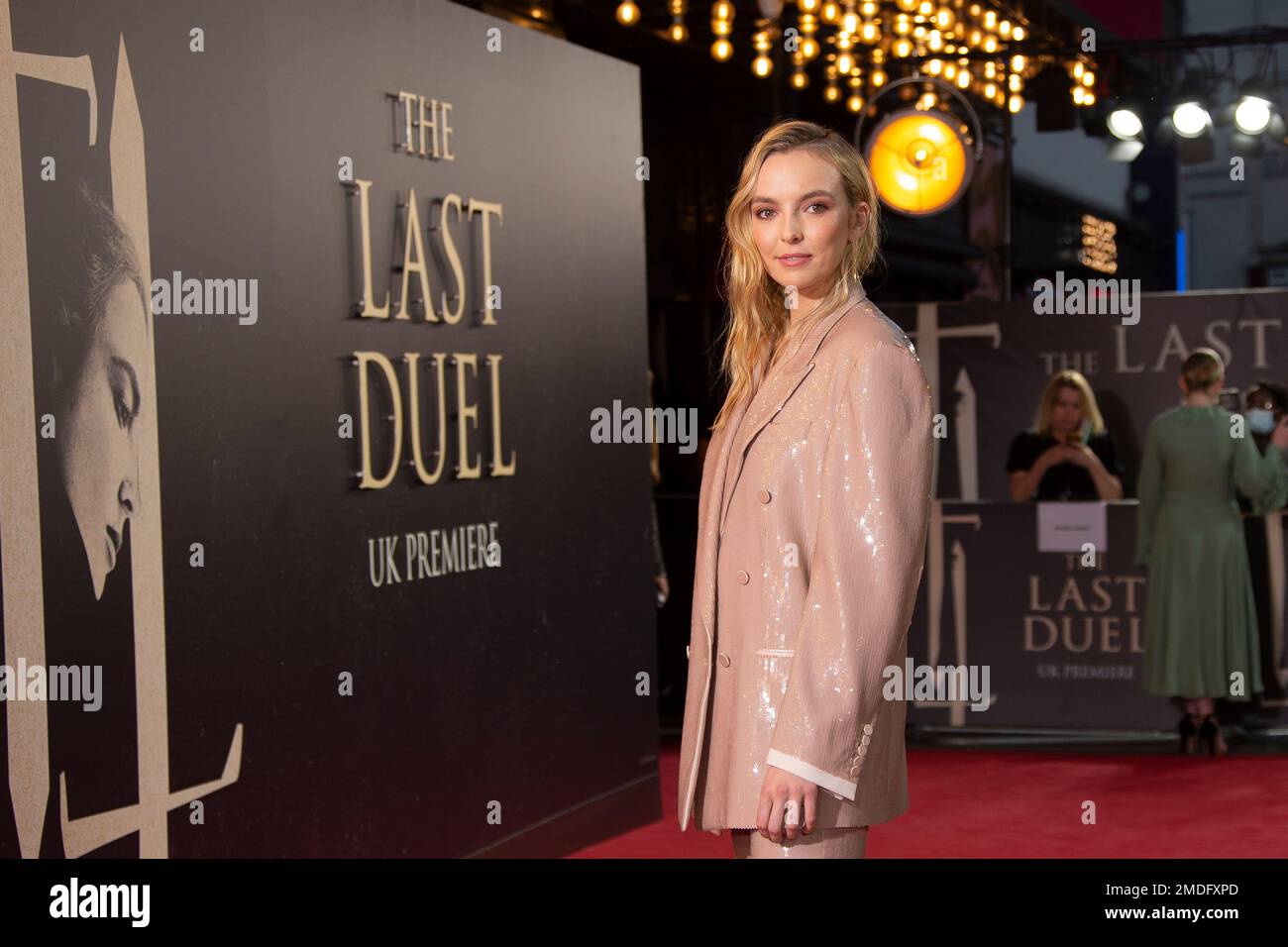 Jodie Comer poses for photographers at the premiere of the film 'The ...