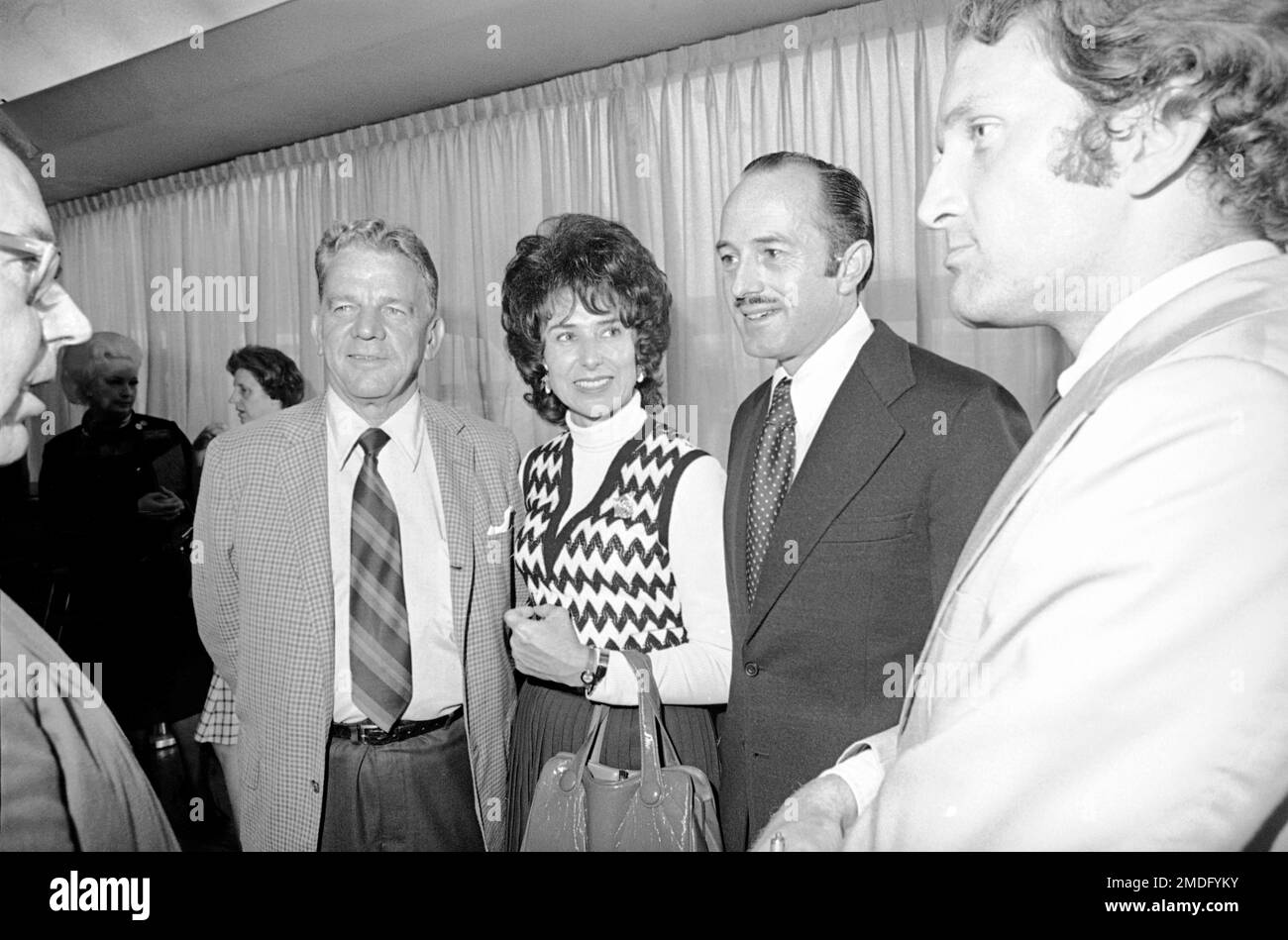 John G. Schmitz, Republican from California's 35th district, reenacts ...