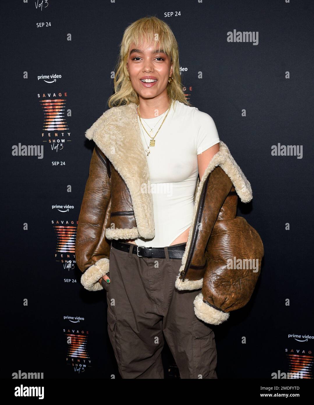 Actress Whitney Peak attends Rihanna's Savage X Fenty Show Vol. 3 ...