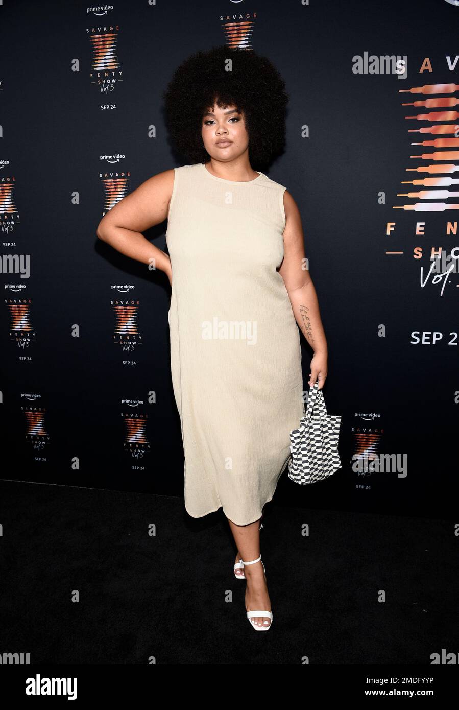 Aylah Williams attends Rihanna's Savage X Fenty Show Vol. 3 premiere at The Glasshouse on ...