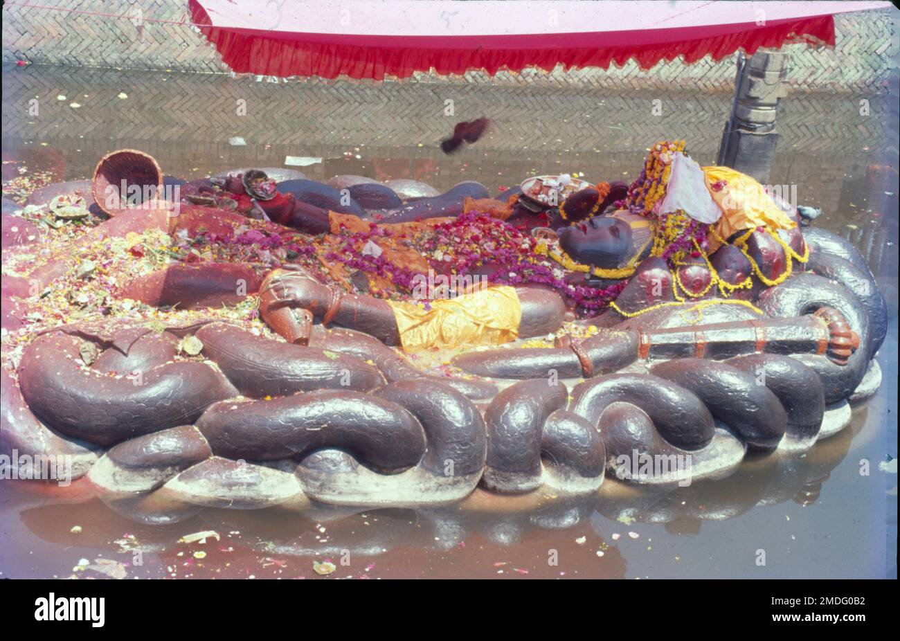 Sleeping vishnu hi-res stock photography and images - Alamy
