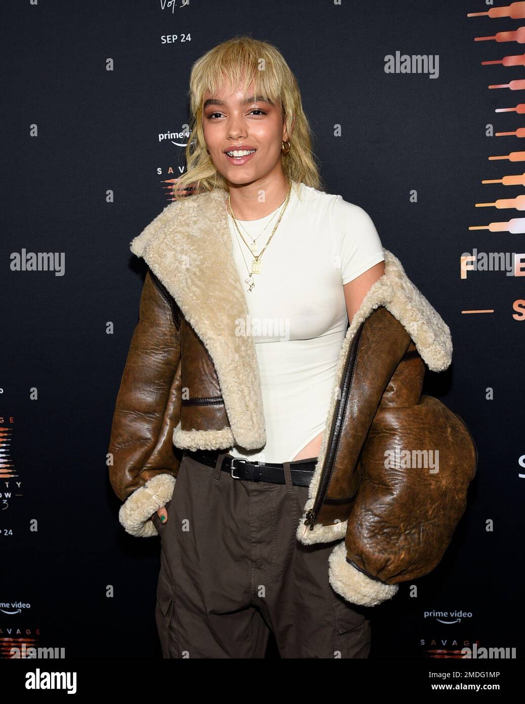 Actress Whitney Peak attends Rihanna's Savage X Fenty Show Vol. 3 ...