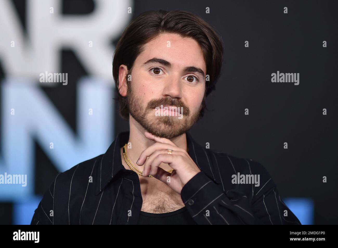 Noah Galvin arrives at the premiere of "Dear Evan Hansen" on Wednesday ...