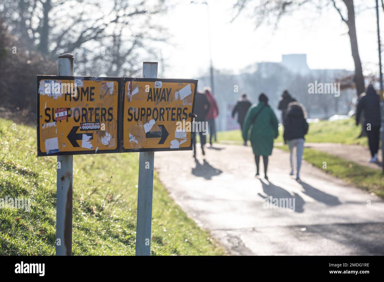 Football fan segregation hi-res stock photography and images - Alamy