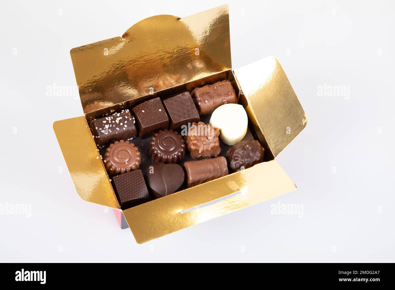Small box of chocolates hi-res stock photography and images - Alamy