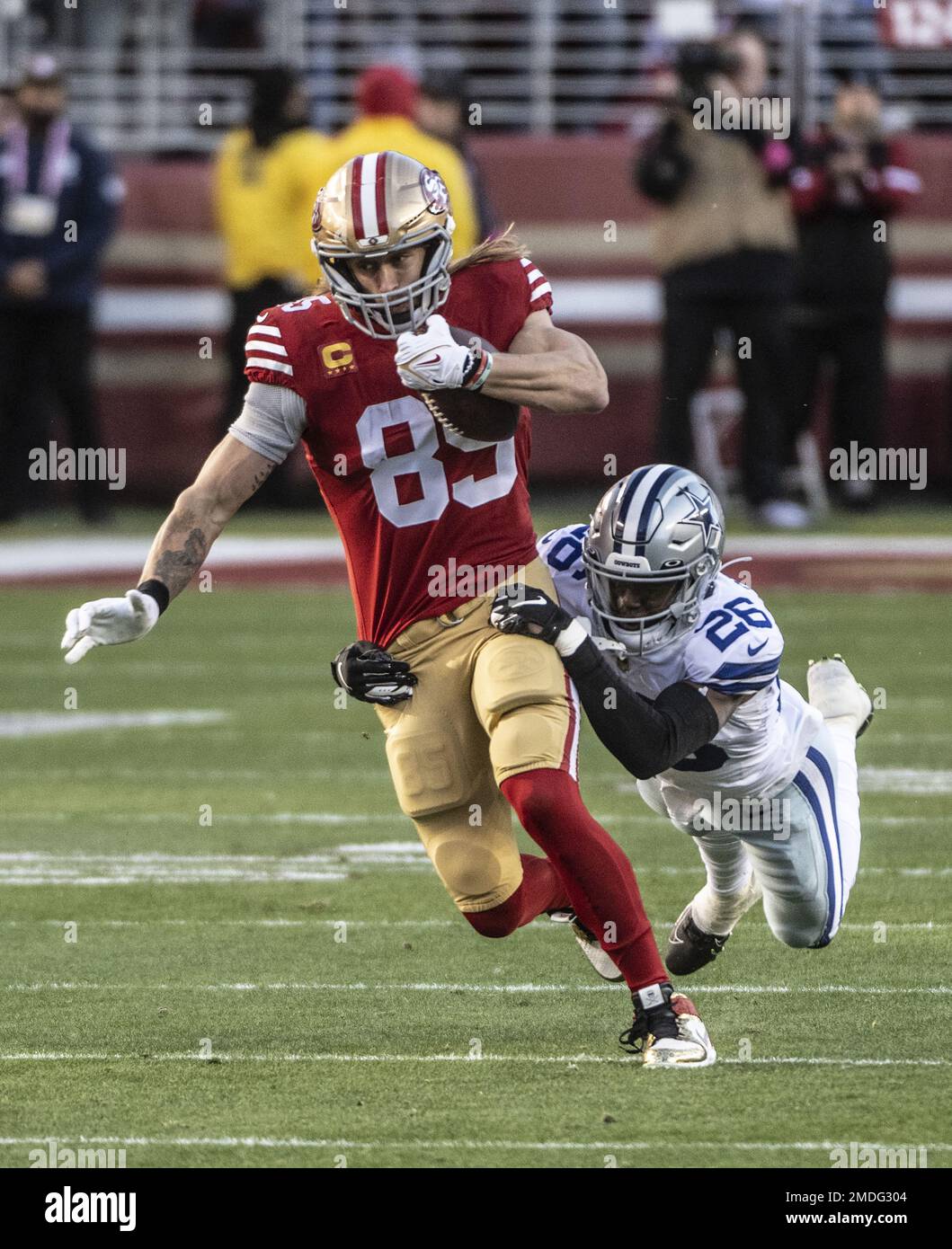 Santa Clara, United States. 22nd Jan, 2023. San Francisco 49ers tight ...