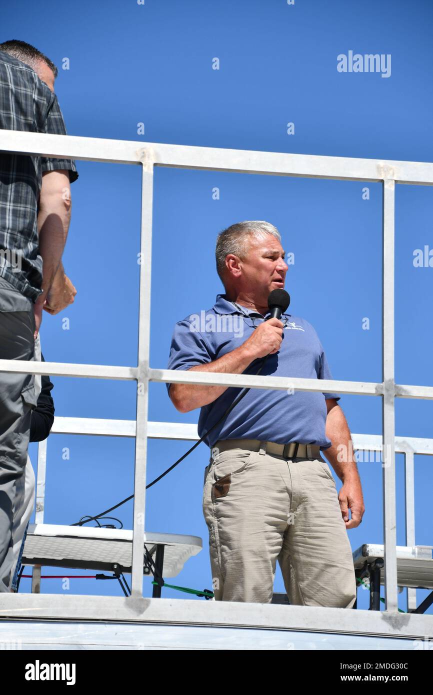 Col Trace Thomas, commander of the 120th Airlift Wing, gave opening ...