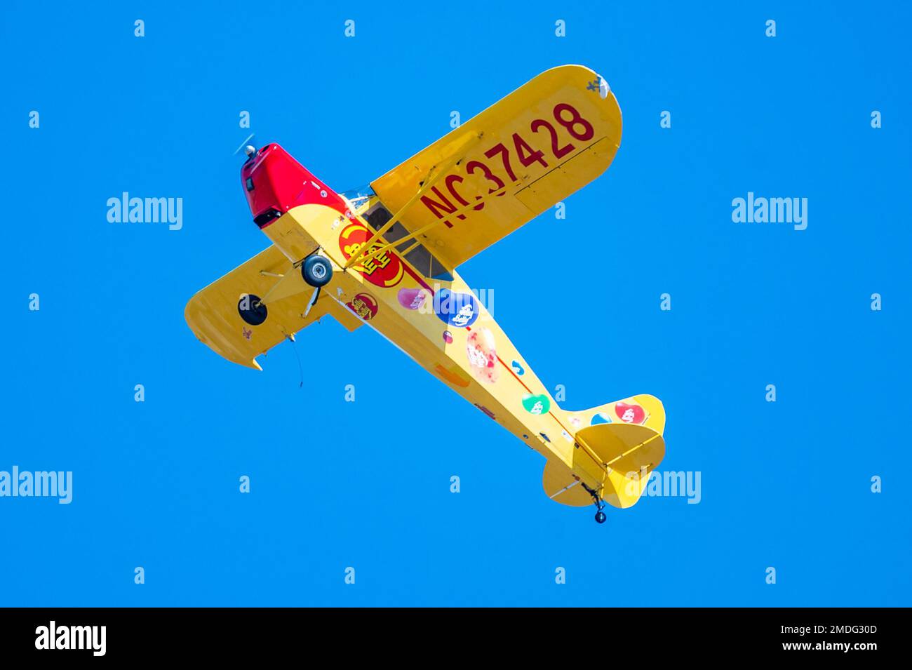 The Jelly Belly aircraft, piloted by Kent Pietsch, performs at the ...