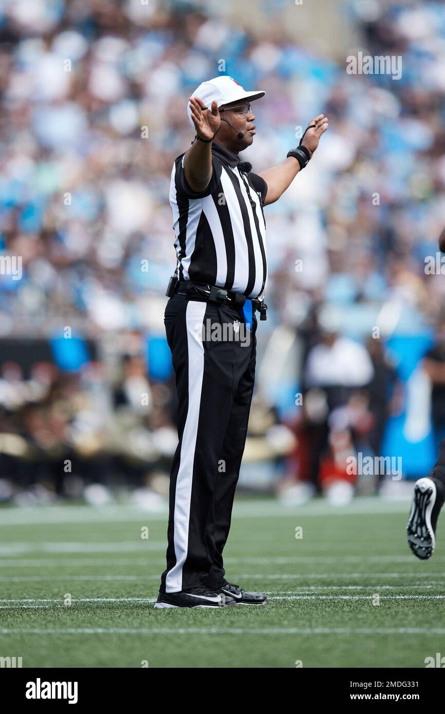 Referee Ron Torbert (62) during an NFL football game between the New ...
