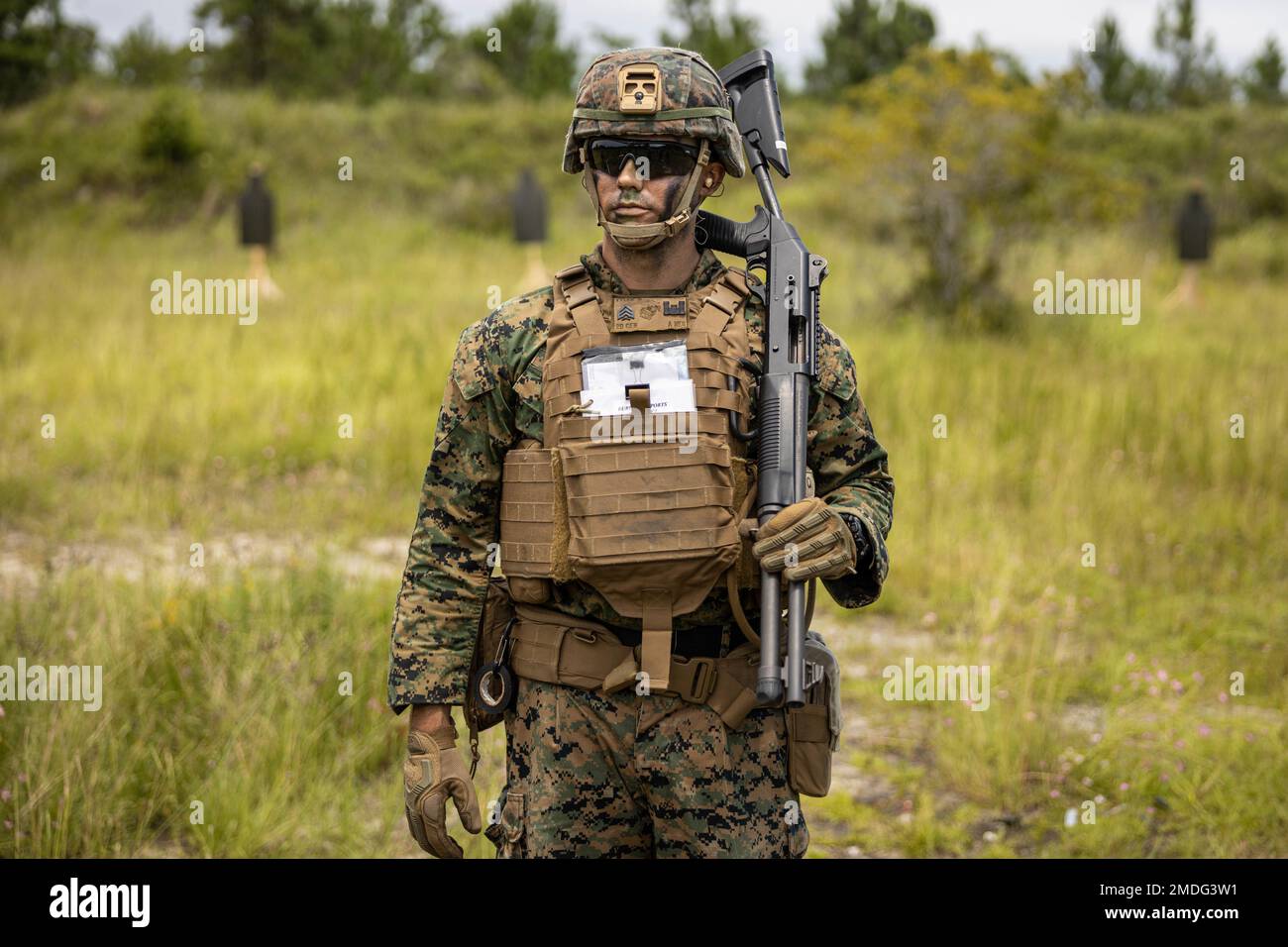 U.S. Marine Corps Sgt. Dylan Tyler, a combat engineer with 8th Engineer ...