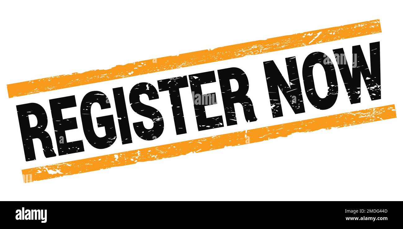 Register now word Cut Out Stock Images & Pictures - Alamy