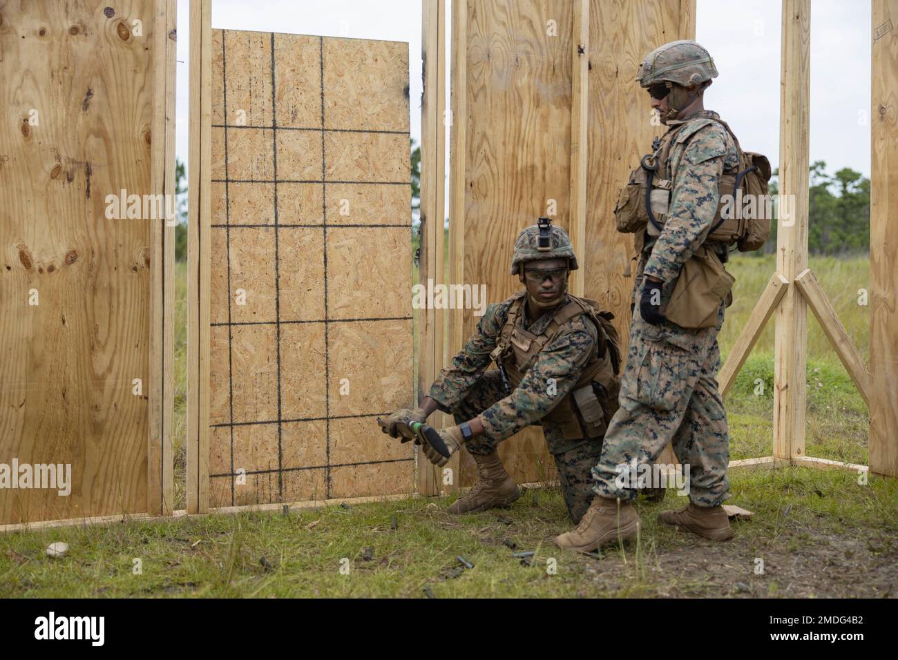 U.S. Marine Corps Cpl. Mamadou Diallo, a combat engineer with 8th ...