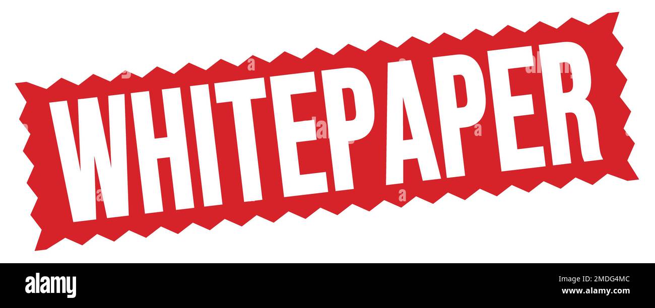 Whitepaper text hi-res stock photography and images - Alamy