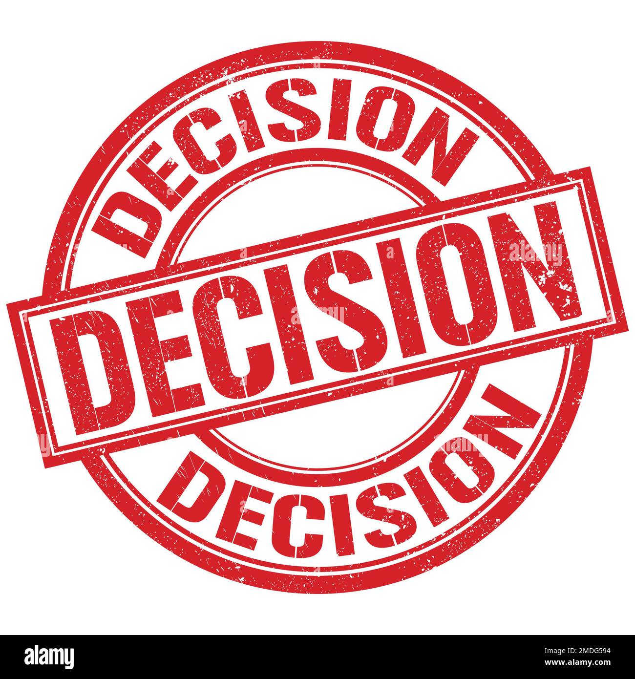 Decision text written on Cut Out Stock Images & Pictures - Alamy