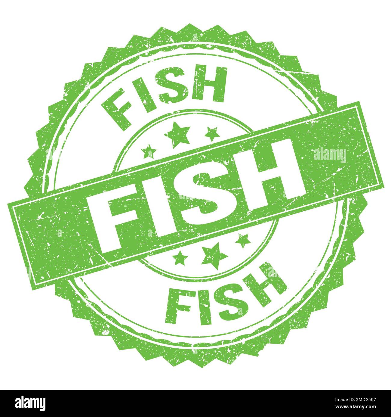 Fish on stamp Cut Out Stock Images & Pictures - Alamy