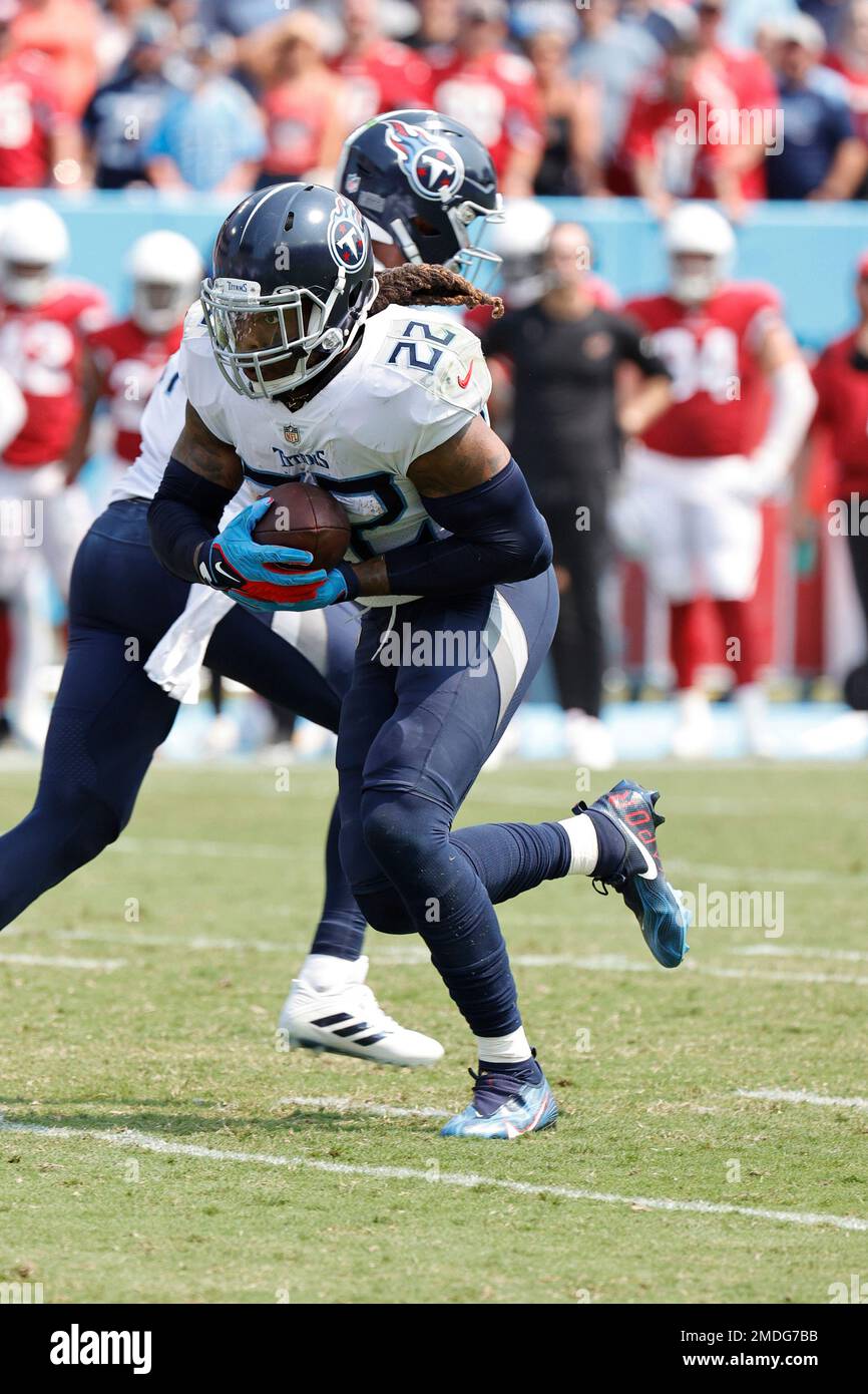 Tennessee Titans running back Derrick Henry #22 during an NFL football ...