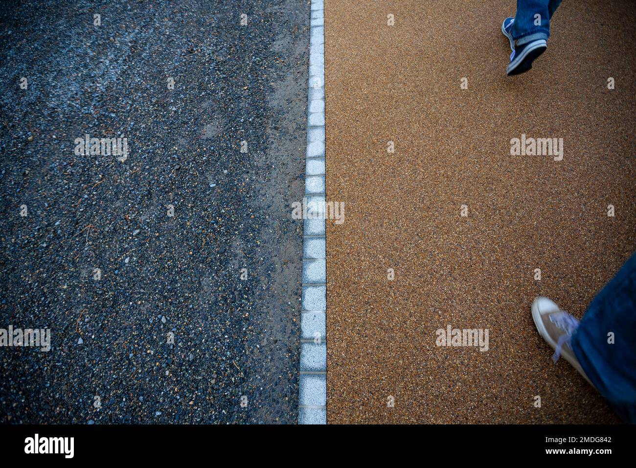 Walker on path new hi-res stock photography and images - Alamy