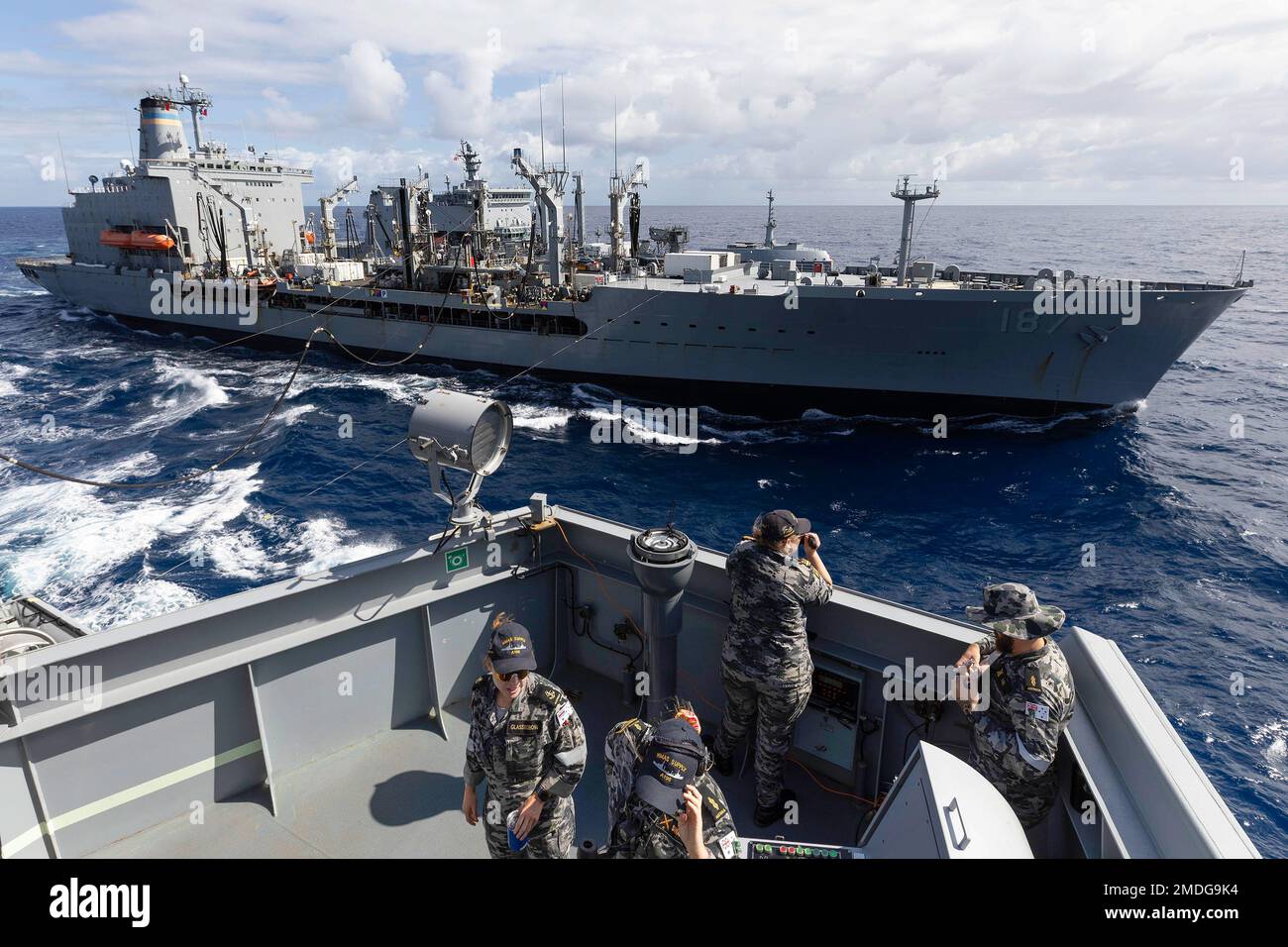 PACIFIC OCEAN (July 23, 2022) Royal Australian Navy auxiliary oiler ...